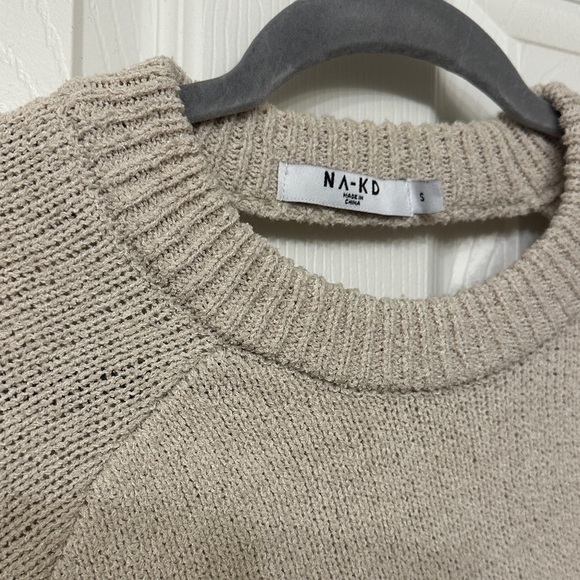 Na-Kd | Sweaters | Open Back Knitted Lacing Sweater | Poshmark